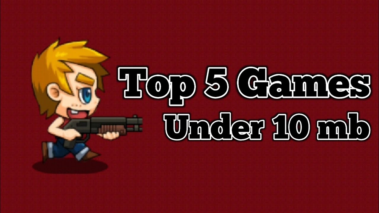 Top 5 Offline Games for android under 10mb - YouTube