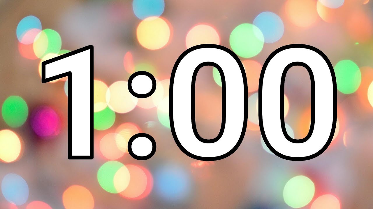 1 Minute Countdown Timer - YouTube