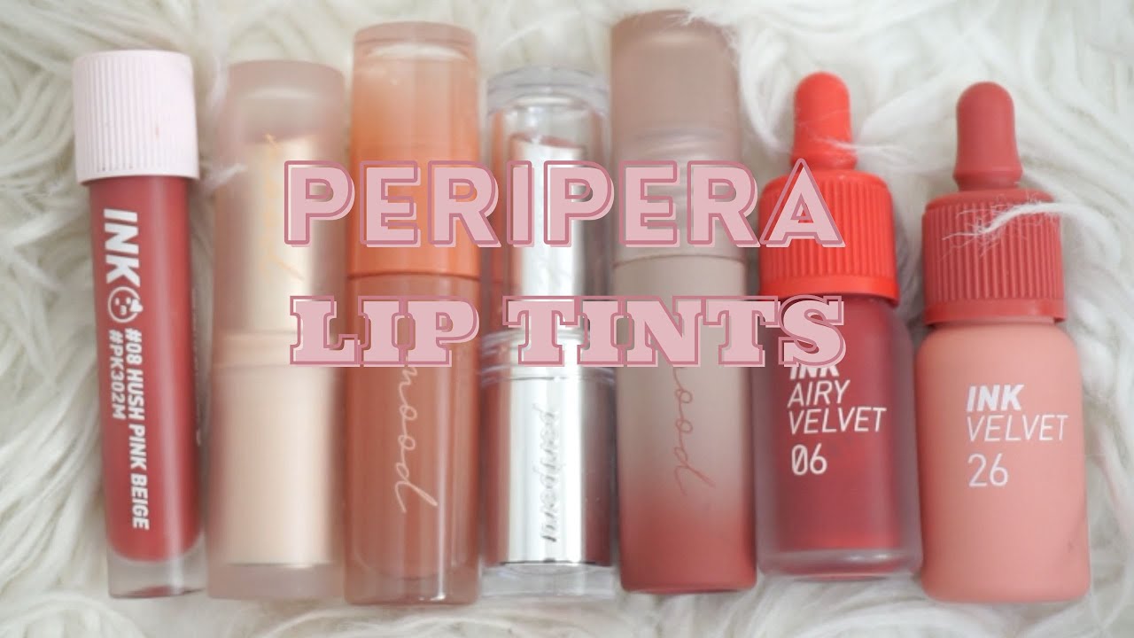 Favorite PERIPERA Lip Shades & Comparison Swatches | Lululand - YouTube