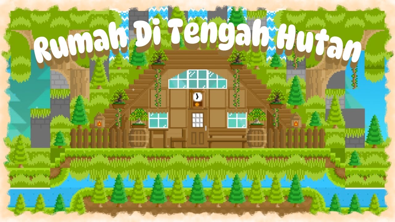 🌲Tutorial Membuat Rumah Di Tengah Hutan Yang Lebat Di Boku Boku || Boku ...