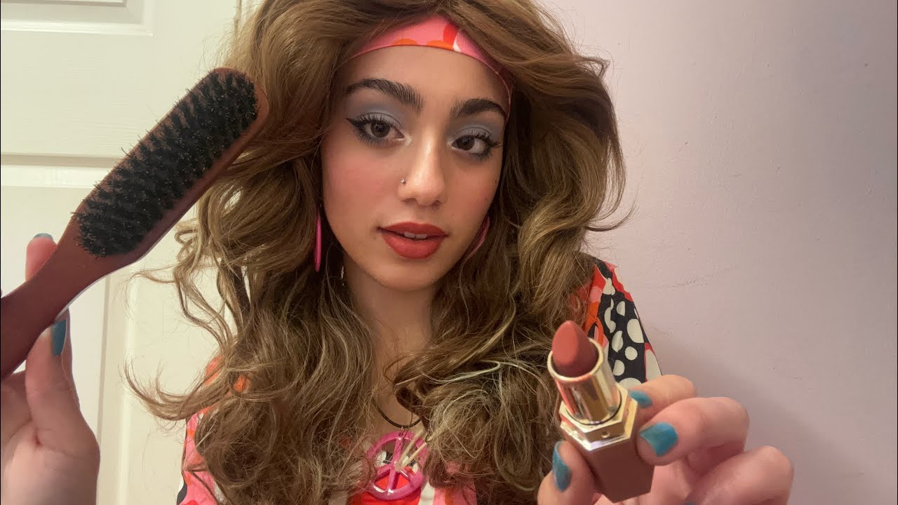 ASMR| 70s Popular girl gets you ready for a festival 💄(Role-play) - YouTube