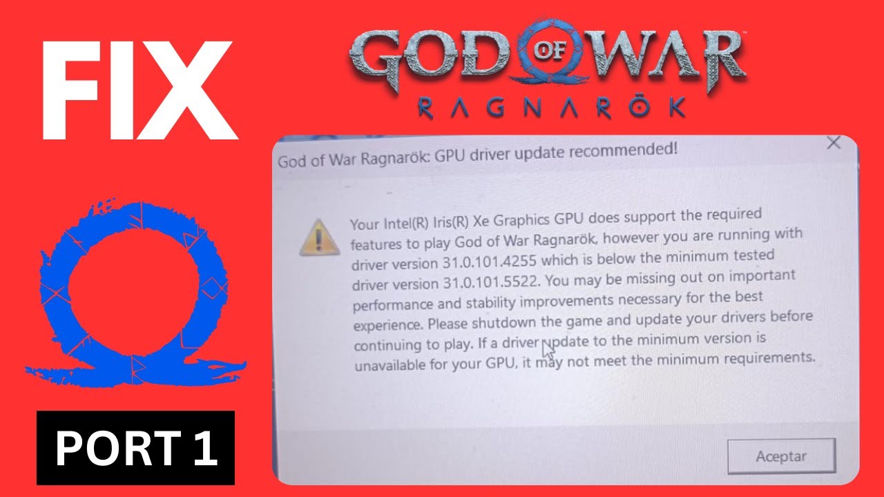 How to Fix God of War Ragnarok Running on Processor Graphics | GPU ...
