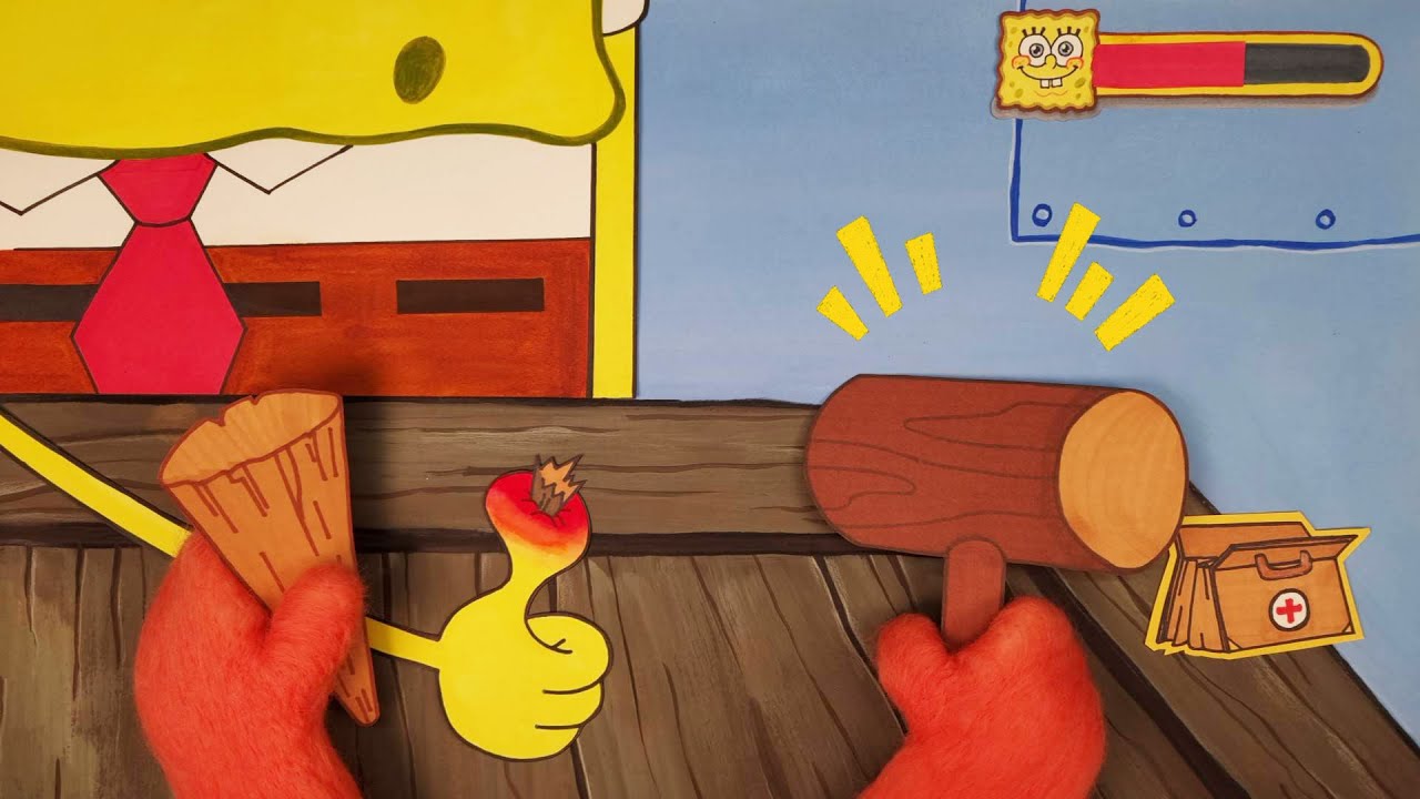 [SPONGEBOB] 뚱이가 의사가 되다?!! 스폰지밥 가시 빼내기 | Patrick becomes a doctor ...