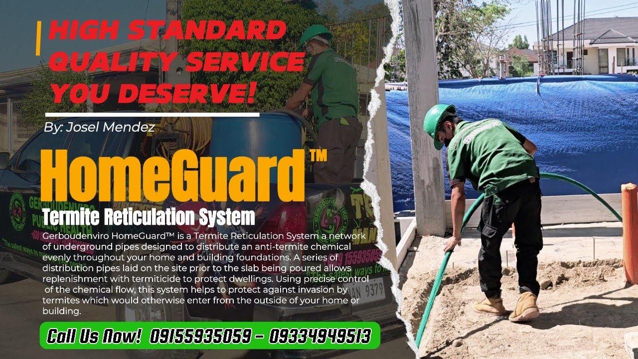 Gerboudenviro HomeGuard™ - Termite Reticulation System 64 - YouTube