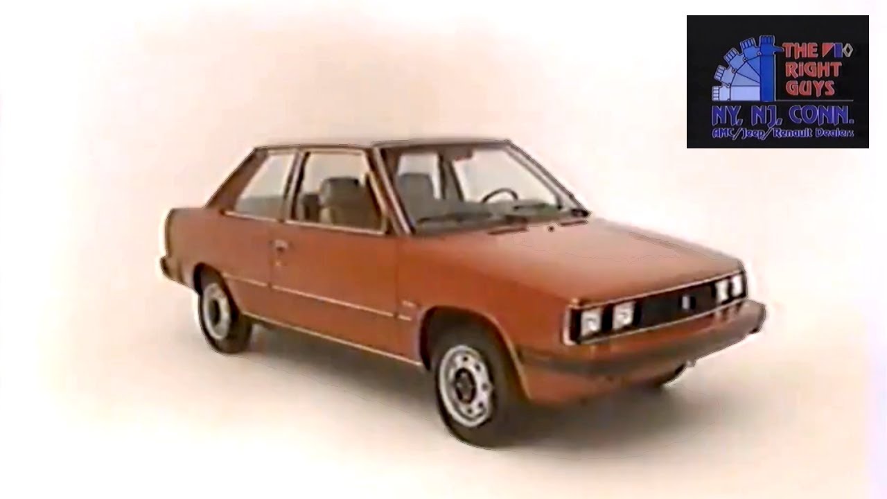 AMC Renault Alliance commercial - The Right Guys dealers - 1985 - YouTube