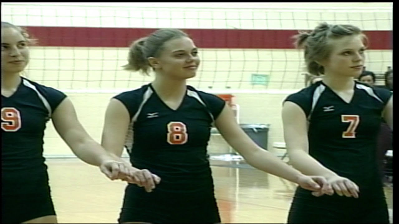 Davison Volleyball Vs Flushing - YouTube