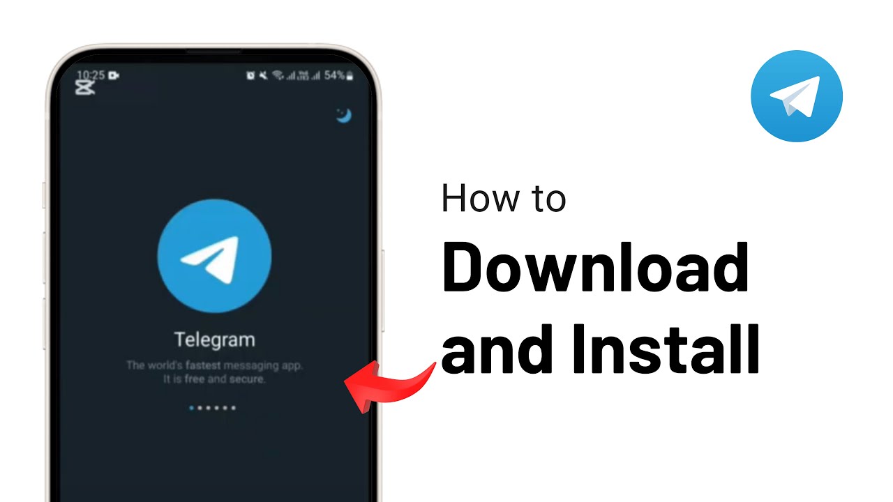 How to Download and Install Telegram app - YouTube