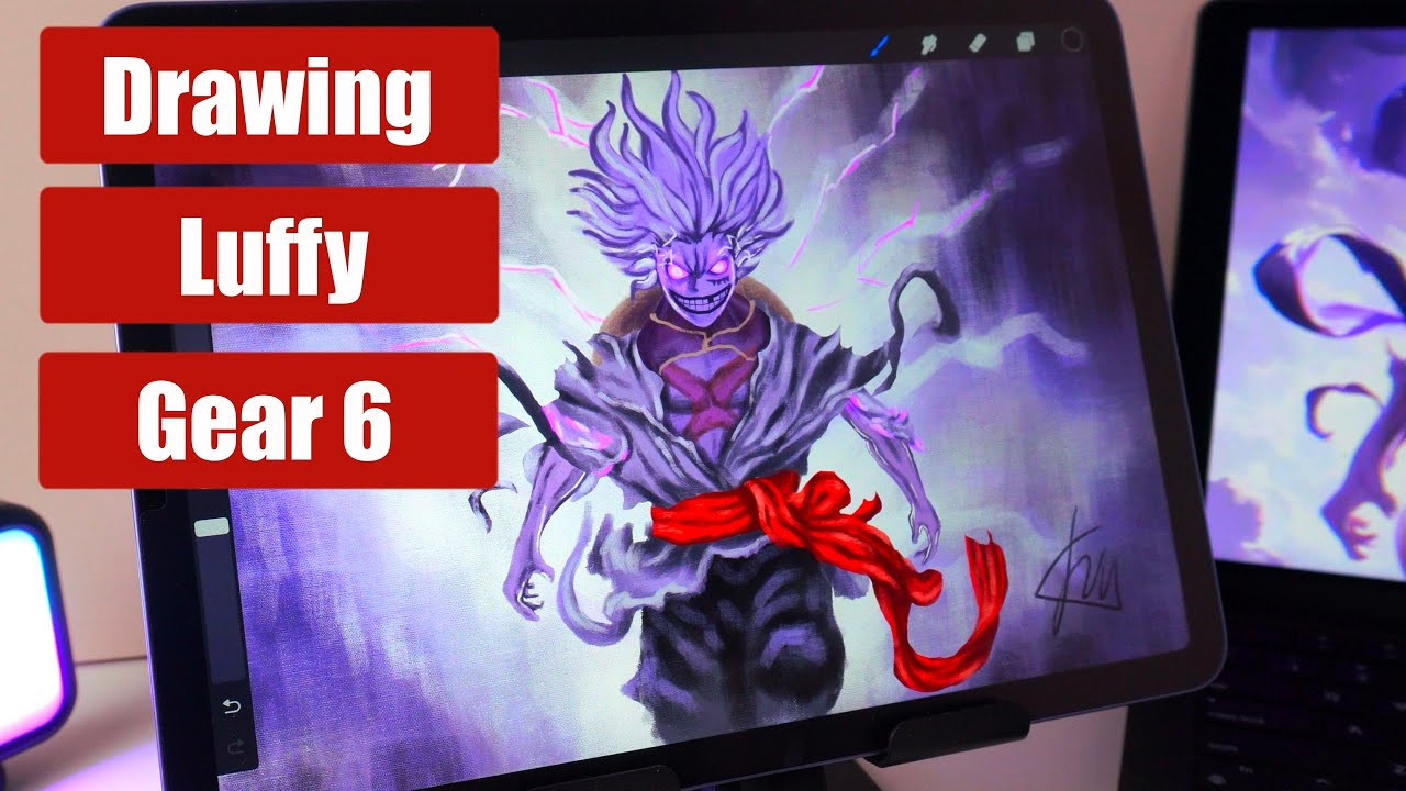 Drawing Luffy Gear 6 | One Piece - YouTube