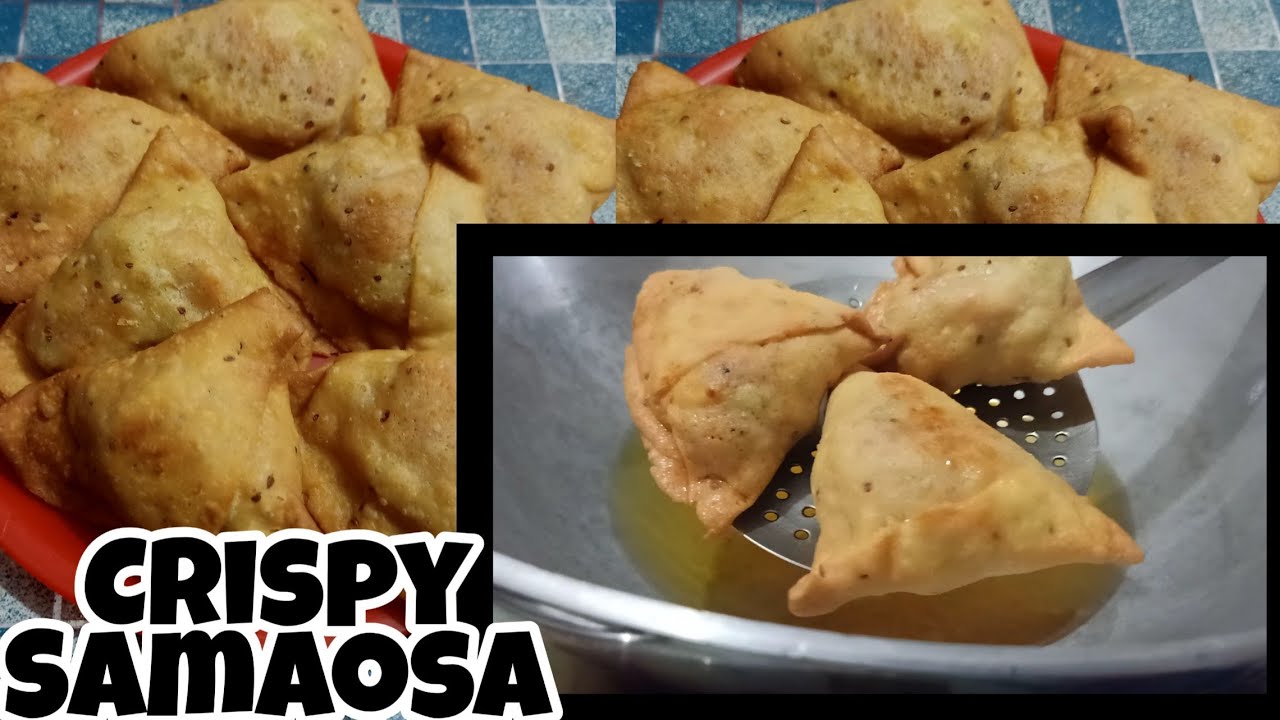 How to make CRISPY SAMOSA at home - YouTube