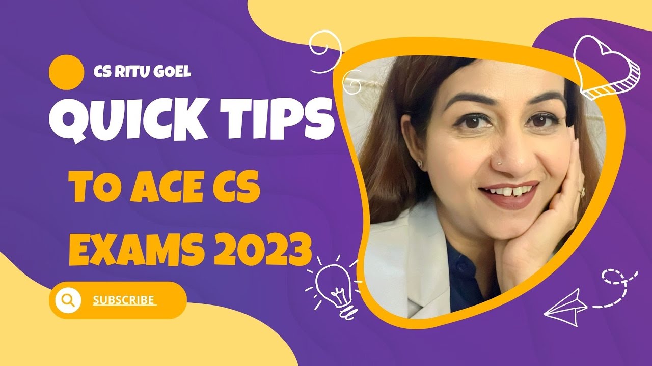 Quick Tips to ace Exams 2023🔥|How to ace CS Exams🔥|#exams2023 #cs #tips ...