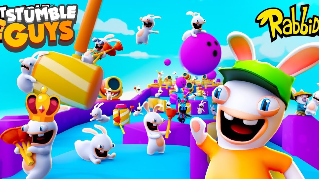 Sono arrivati i Rabbids su Stumble Guys. - YouTube