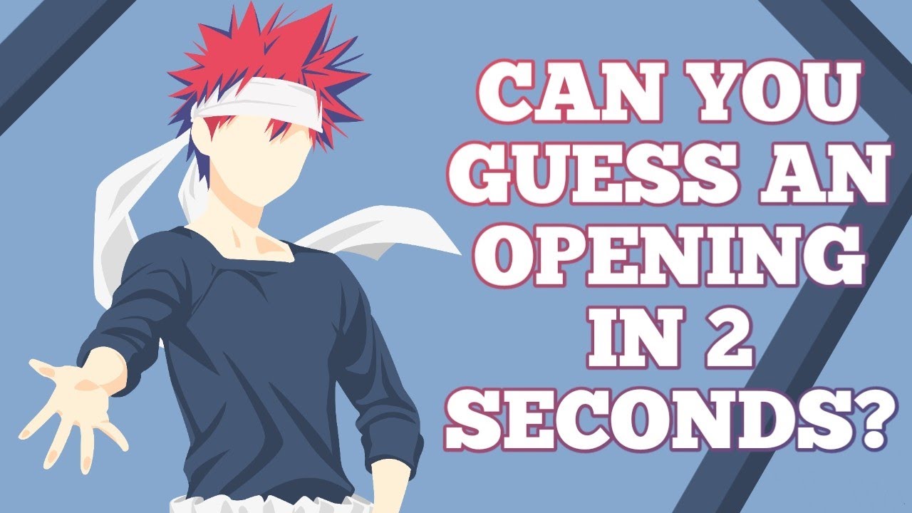 Guess The Anime Opening In 2 Seconds [EASY] - YouTube