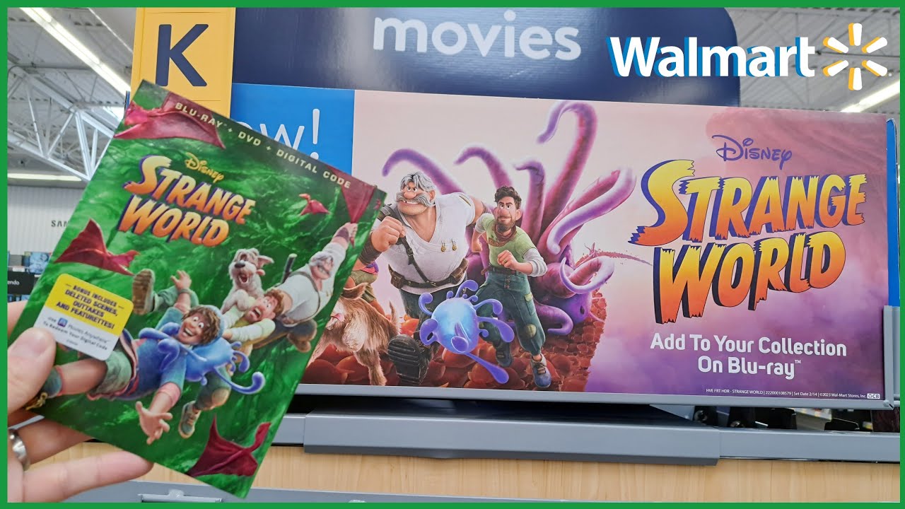 Disney Strange World Blu-ray & DVD Walmart Hunt - YouTube
