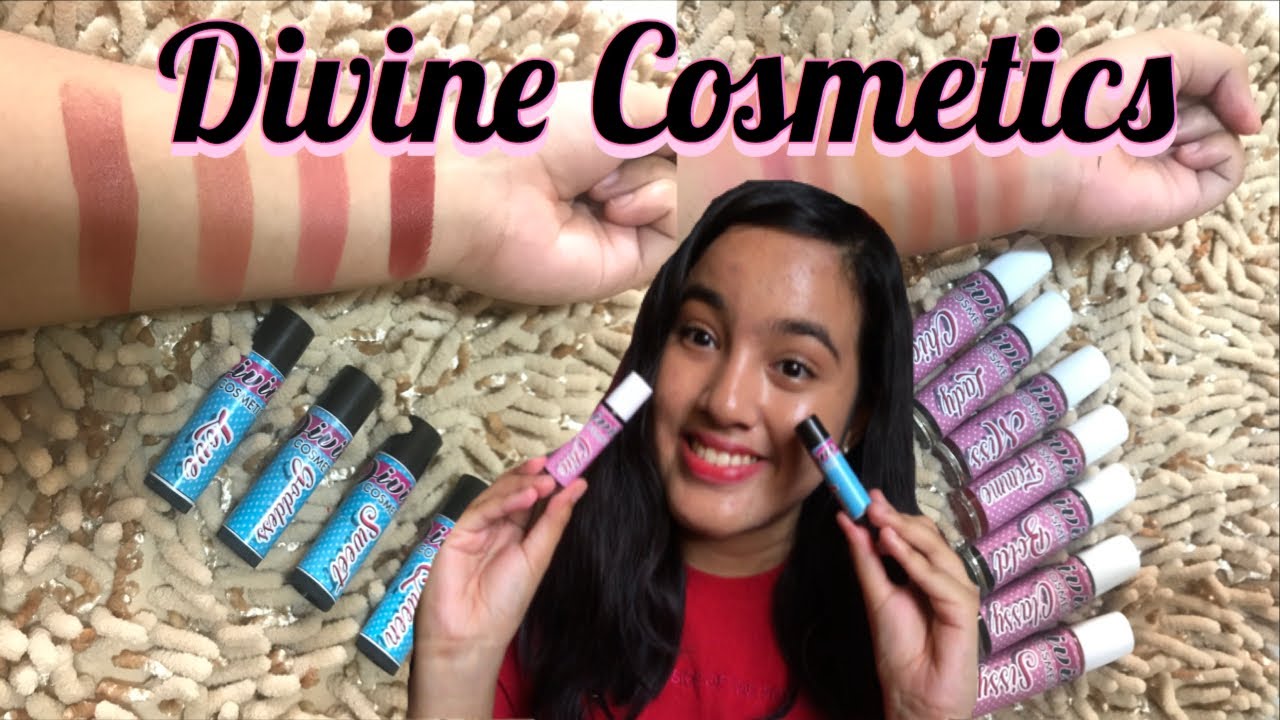 Divine Cosmetics Review & Swatches // itsfeblyka - YouTube