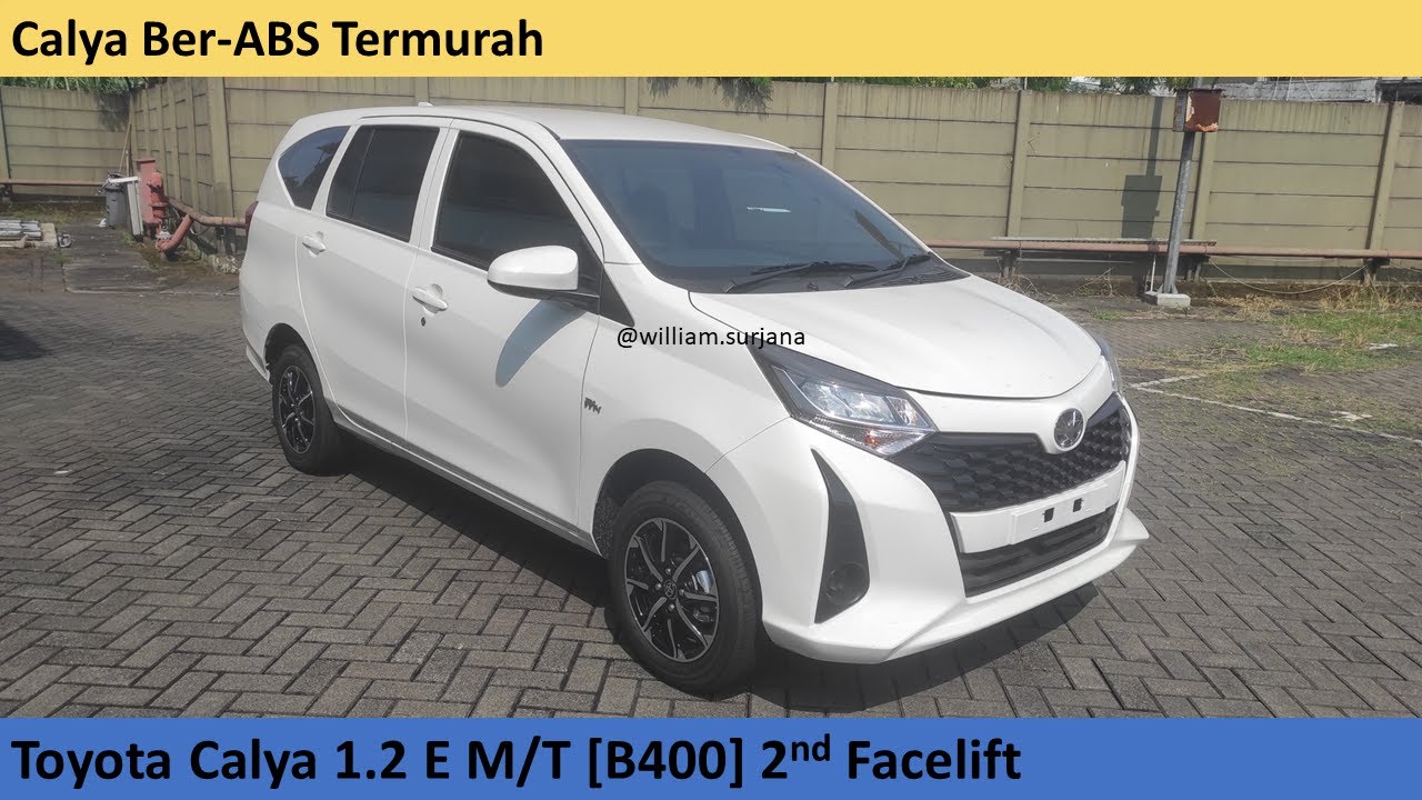 Toyota Calya 1.2 E M/T [B401] 2nd Facelift review - Indonesia - YouTube