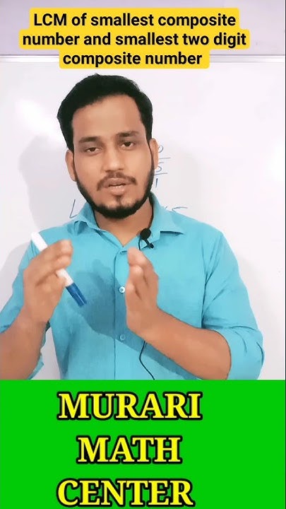 #shorts LCM of composite number and smallest two digit composite number #trick #lcm #composite ...