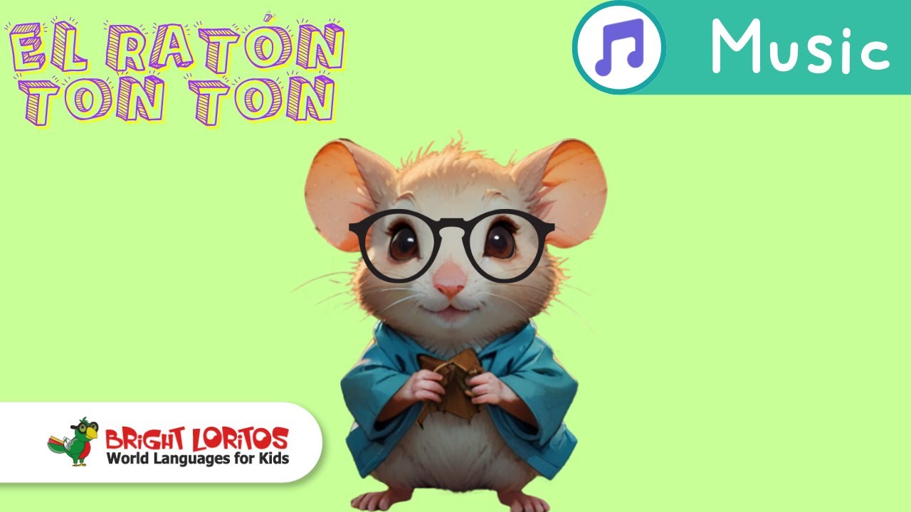 El Ratón Ton Ton 🐭 | The Mouse Who Loves to Read, Eat & Dance! Canción ...
