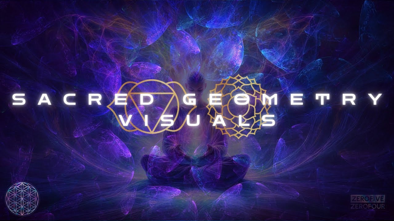 3rd Eye & Crown Chakra Activation: Sacred Geometry Meditation For ...