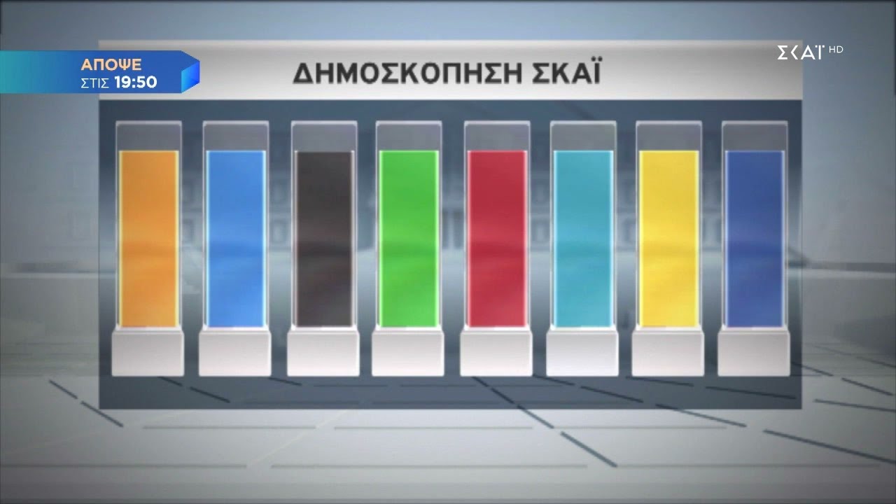 Απόψε στο κεντρικό δελτίο η τελευταία δημοσκόπηση του 2022 από τον ΣΚΑΪ ...