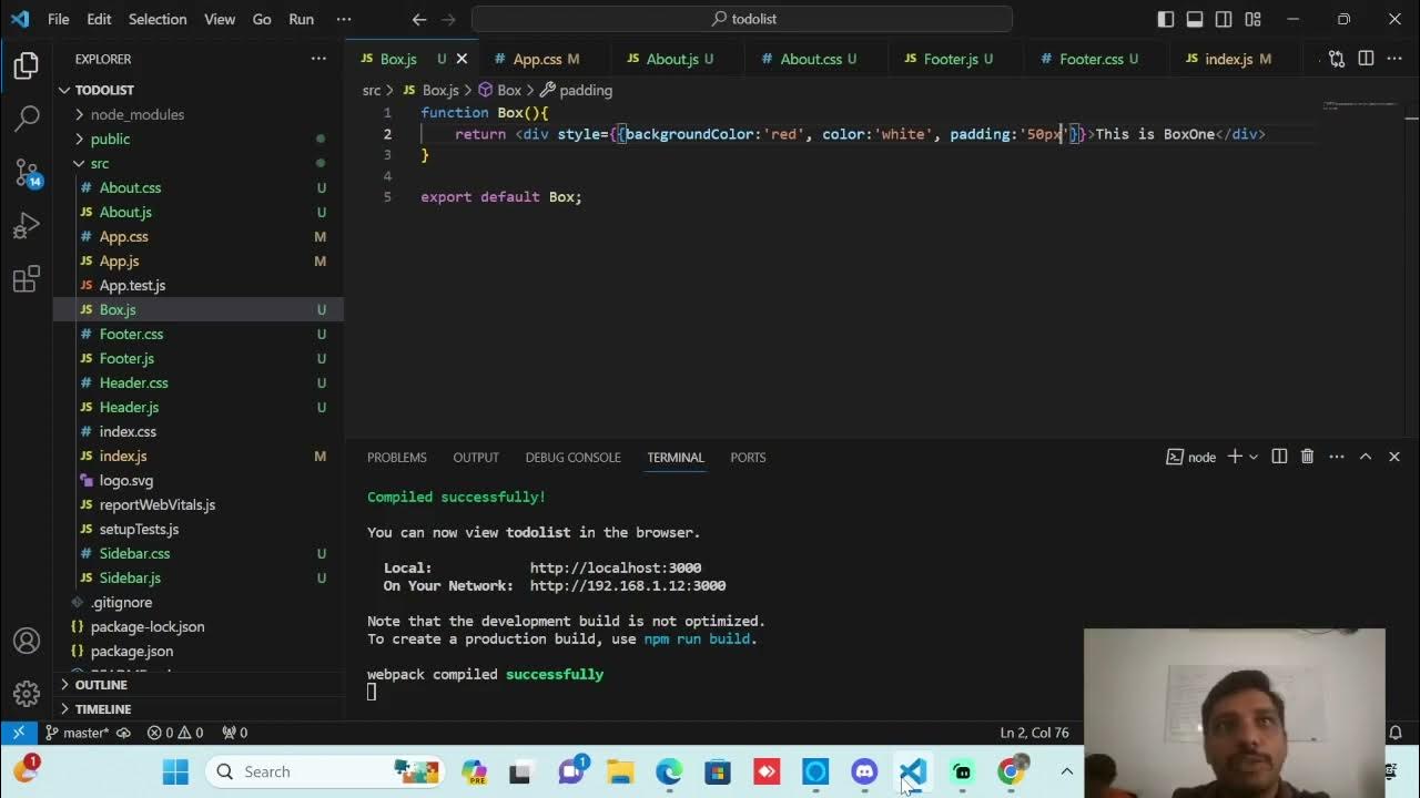 React Reacttutorial What Are Props In React How To Pass Props To A Component Youtube