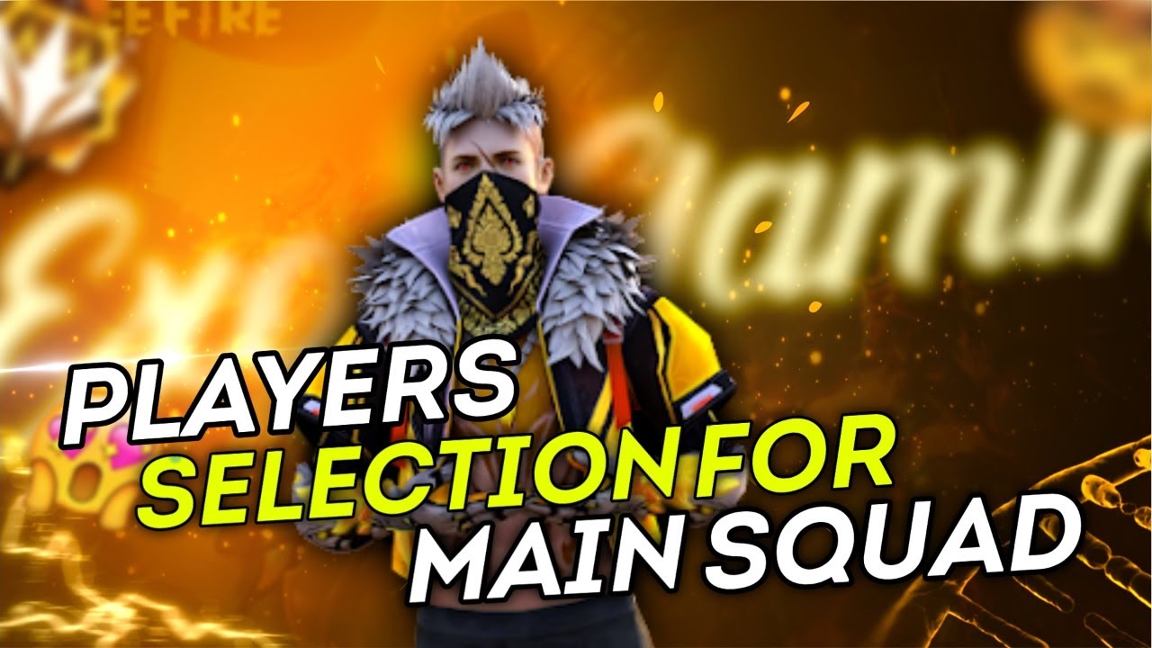 FREE FIRE LIVE 😚PLAYERS SELECTION FOR SQUAD 🤩 | EG GAMING - YouTube