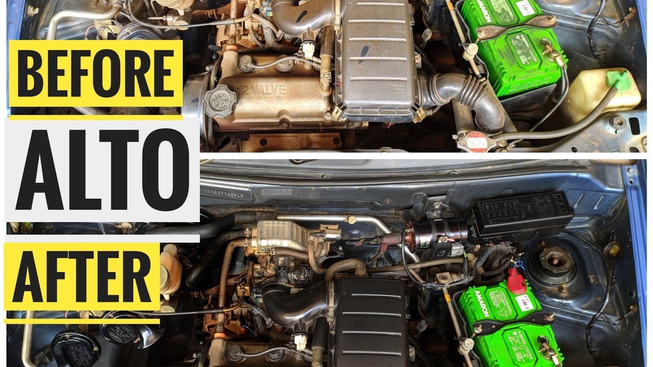 Car Engine Bay Cleaning | Alto Engine Cleaning - YouTube