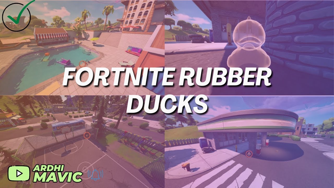 Place Rubber Ducks Fortnite Location - YouTube