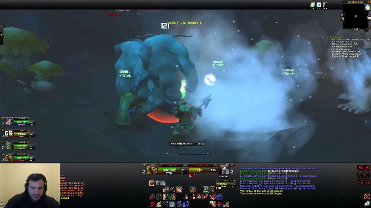 Wow Classic Melee Cleave Lvl 30-33 Day -3 - YouTube