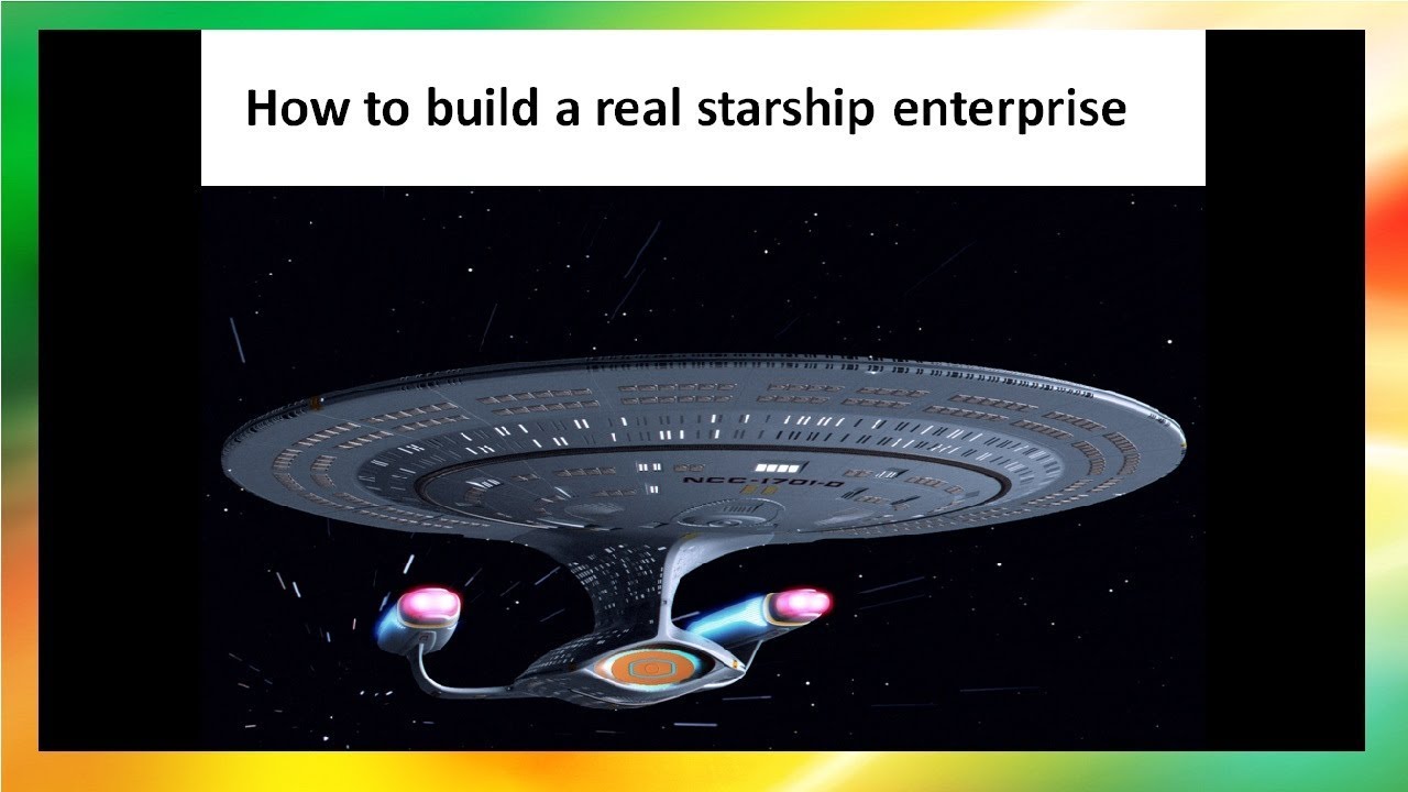How to build a real starship enterprise Part 1 - Power Source - YouTube