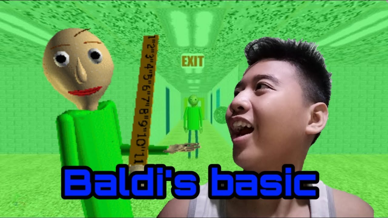 Baldi scared me! | Baldi's Basic #1 - YouTube