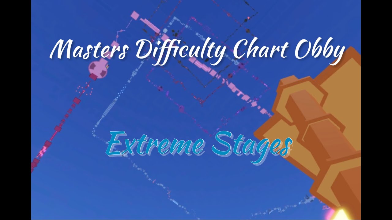 MASTERS DIFFICULTY CHART OBBY (Extreme Stages) - Guide - YouTube
