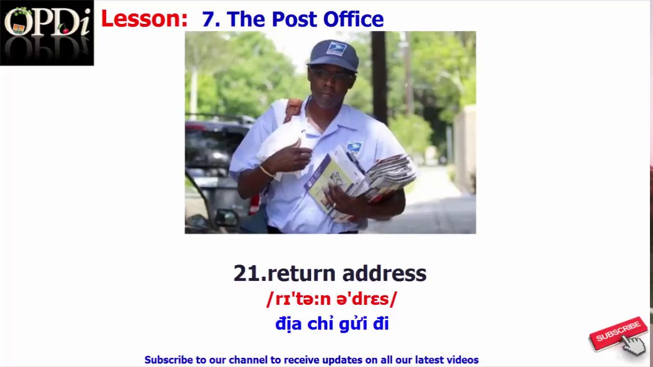 Oxford dictionary | 7. The Post Office | Oxford picture dictionary 2nd ...