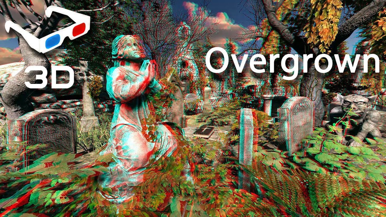 Overgrown 3D Anaglyph Video animated by Nearly Dark with music by James Blake - YouTube