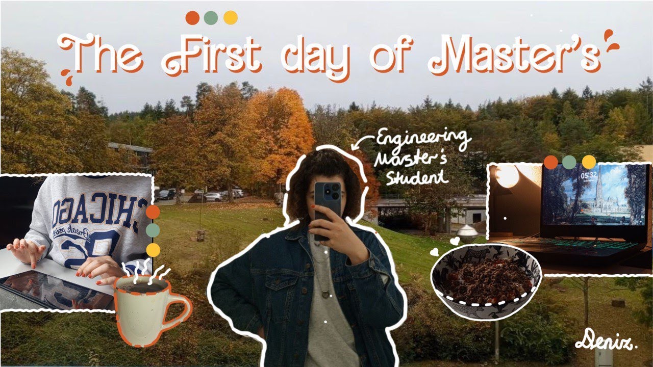 The First Day of Master’s Degree | Productive and Cozy University Vlog ...