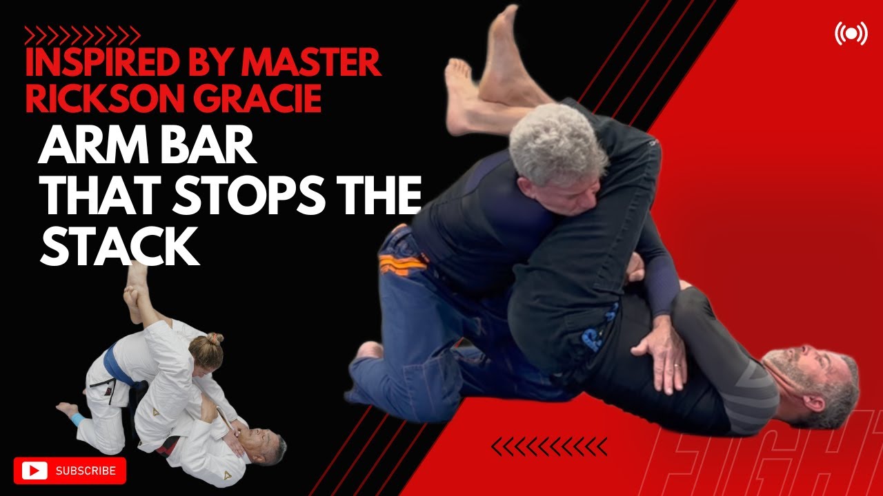 A Master Rickson Gracie Arm Bar Trick That Stops The Stack Defense! - YouTube