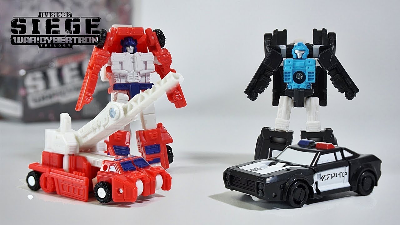 Transformers : Siege Micromaster Red Heat & Stakeout 트랜스포머 시즈 마이크로마스터 ...