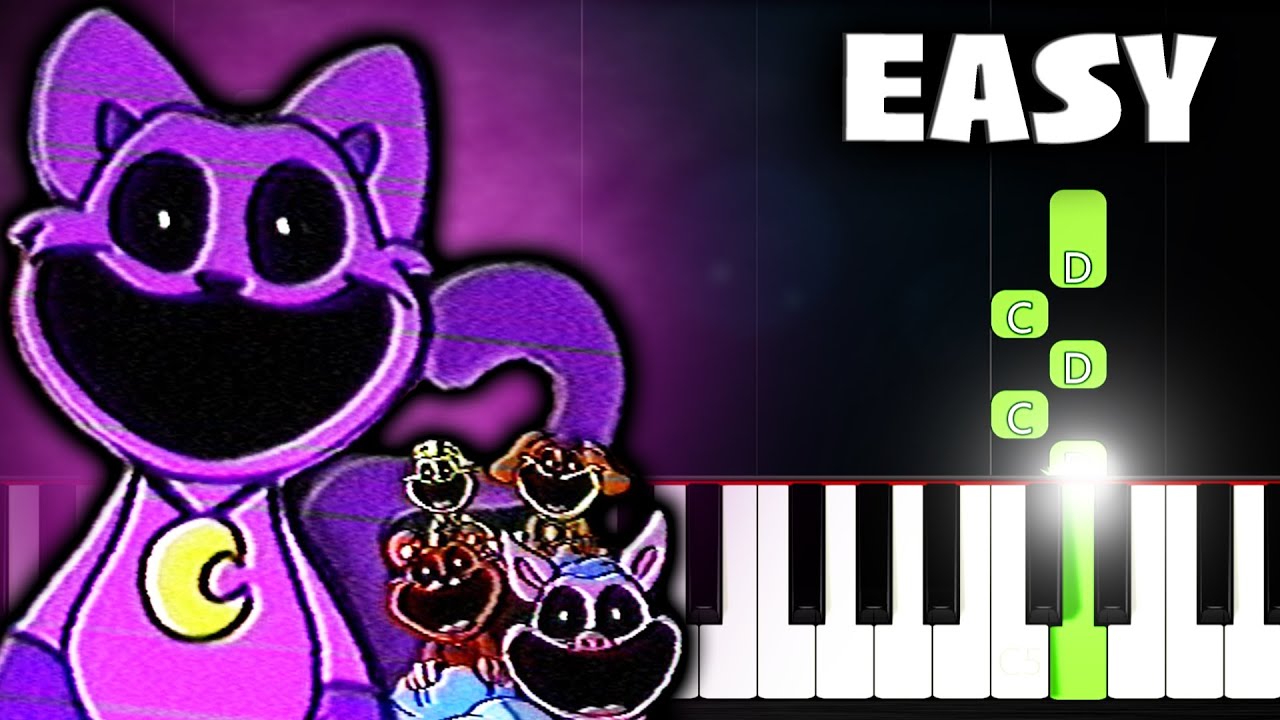 Smiling Critters Theme - EASY Piano Tutorial - YouTube