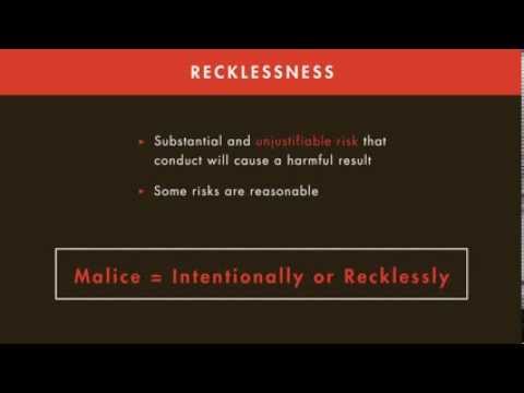 Criminal Law tutorial: Mens Rea - Part 2 | quimbee.com