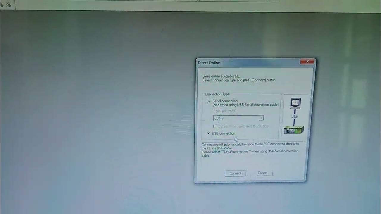 Read Write / upload download program PLC Omron CP1E , CX-Programmer - YouTube