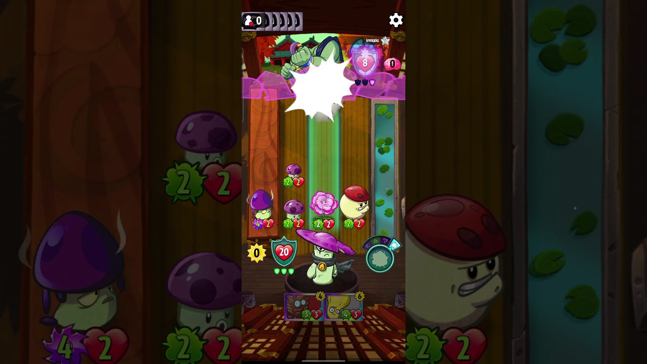 Pvz Heroes - Nightcap vs The Smash - YouTube