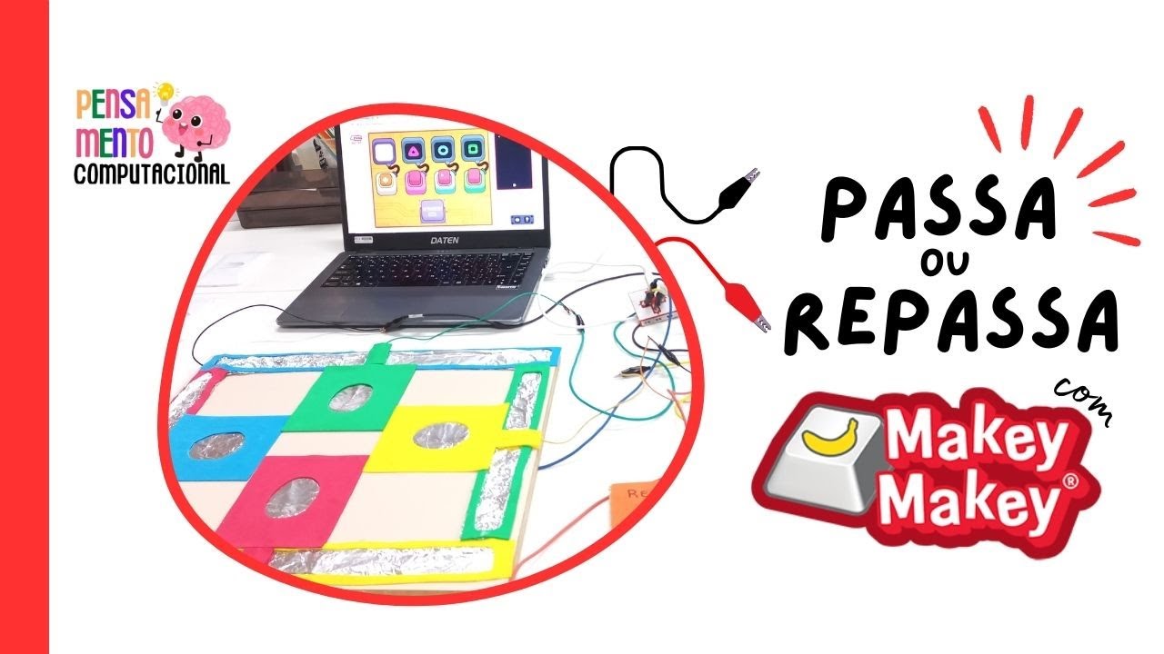 Passa ou repassa com Makeymakey - YouTube