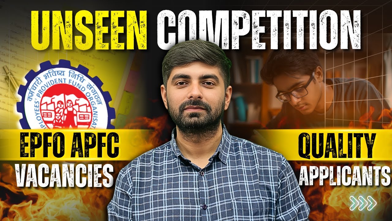 UPSC EPFO APFC CRT 2025| Level of Competition in EPFO exam| UPSC EPFO ...