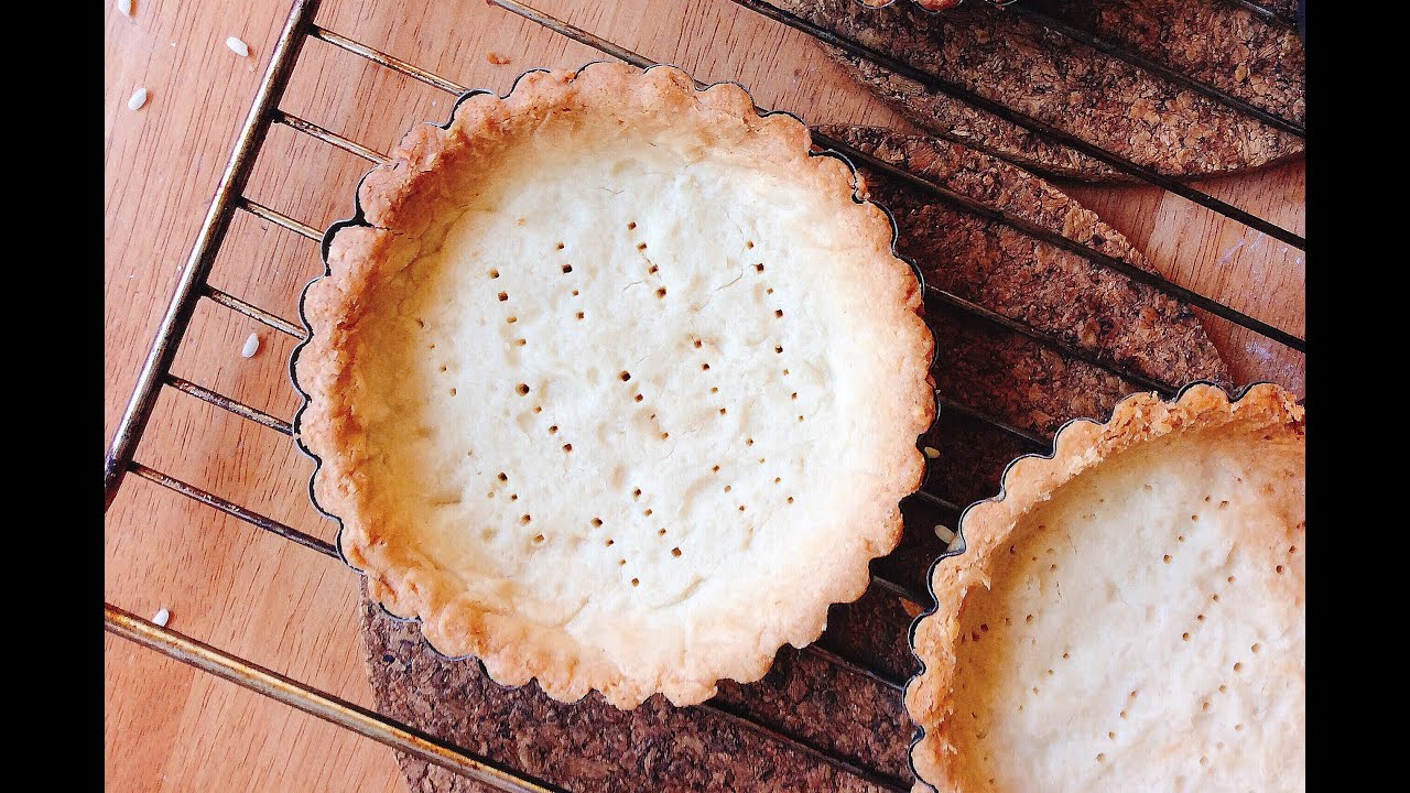 How To Make TART SHELLS (made with pâte sablée dough) | pt.1 - YouTube