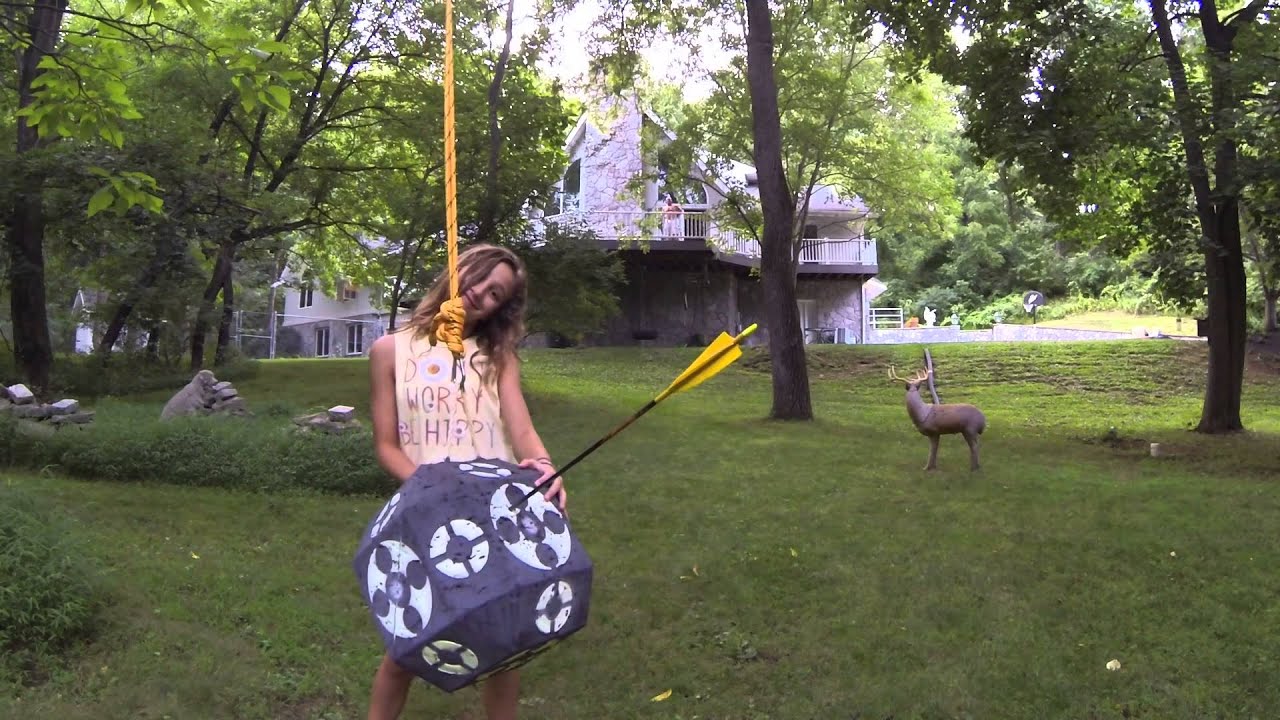 First Shot - 26 Yards - 20+ Feet High - YouTube