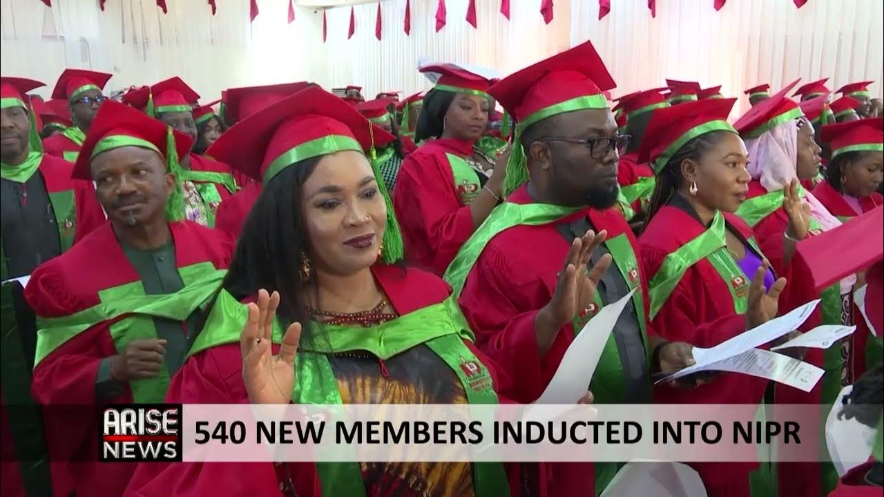 540 NEW MEMBER INDUCTED INTO NIPR - YouTube