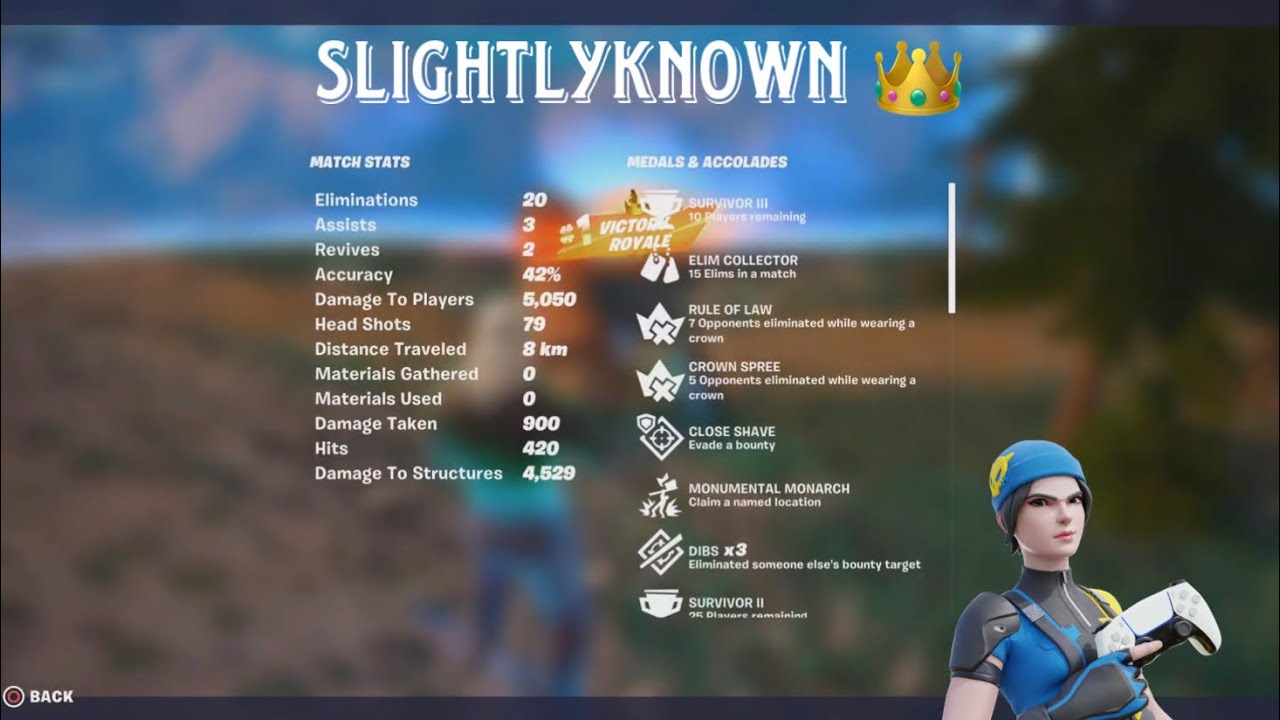 CRAZY!! 20 kill bomb Zero Build 120FPS PS5 fortnite victory royale solo ...