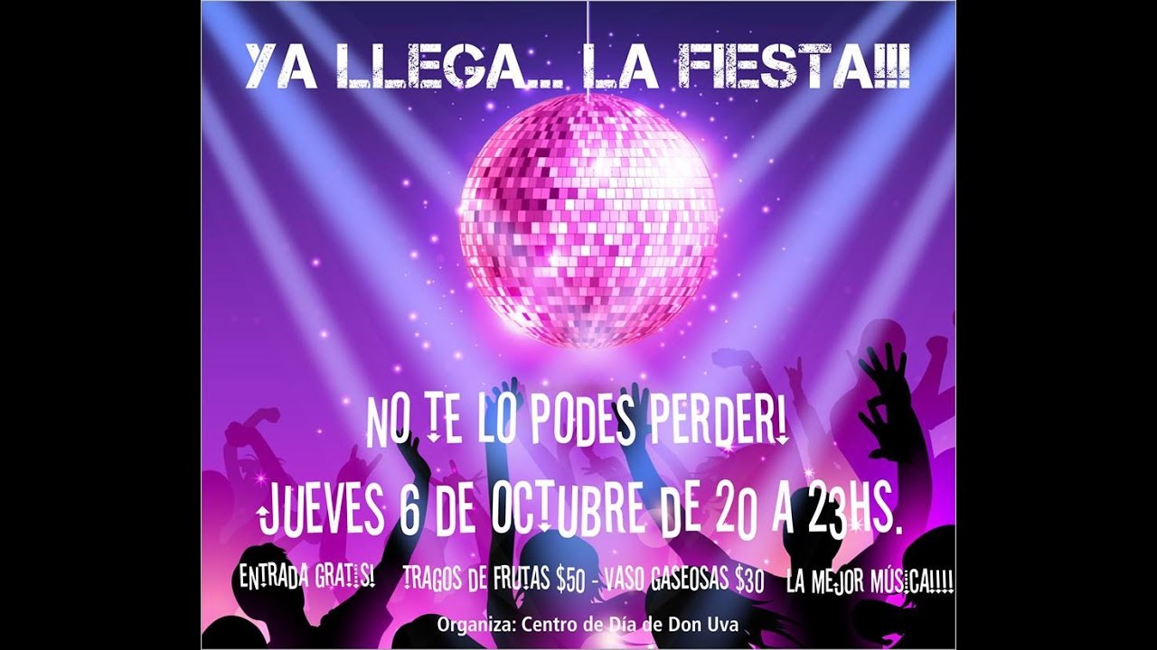 ¡Fiesta Bailable y Bolichera! - YouTube