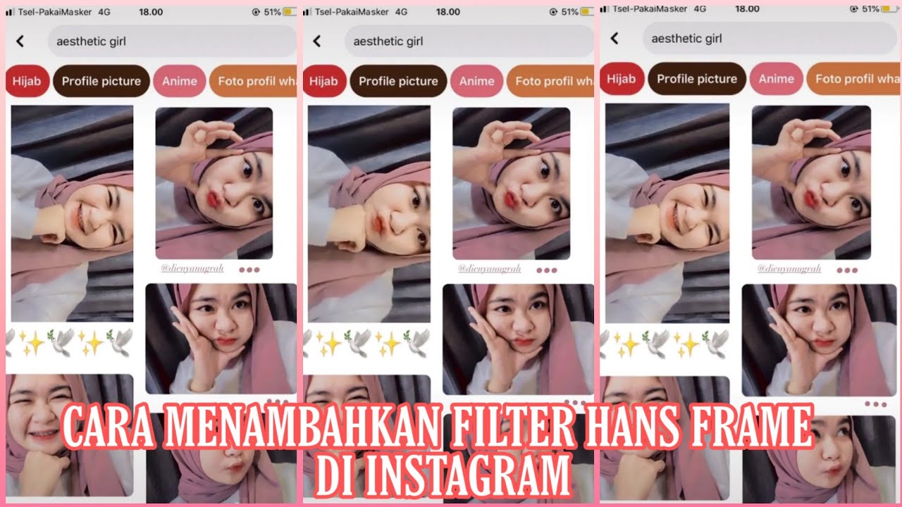 REVIEW FILTER HANS FRAME ALA ALA PINTEREST DI INSTAGRAM - YouTube