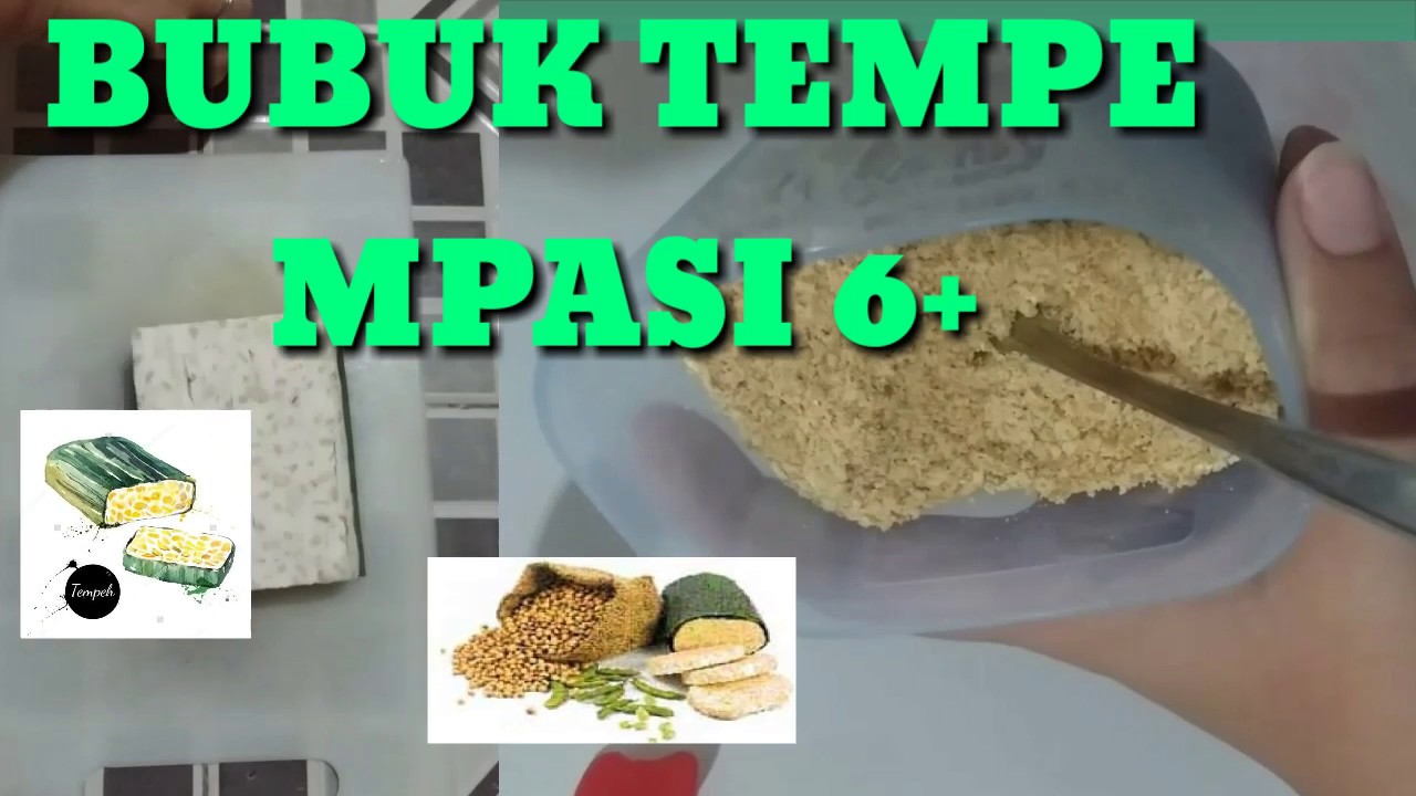 TUTORIAL CARA MEMBUAT BUBUK TEMPE|MPASI 6+|HOW TO MAKE A TEMPE POWDER ...