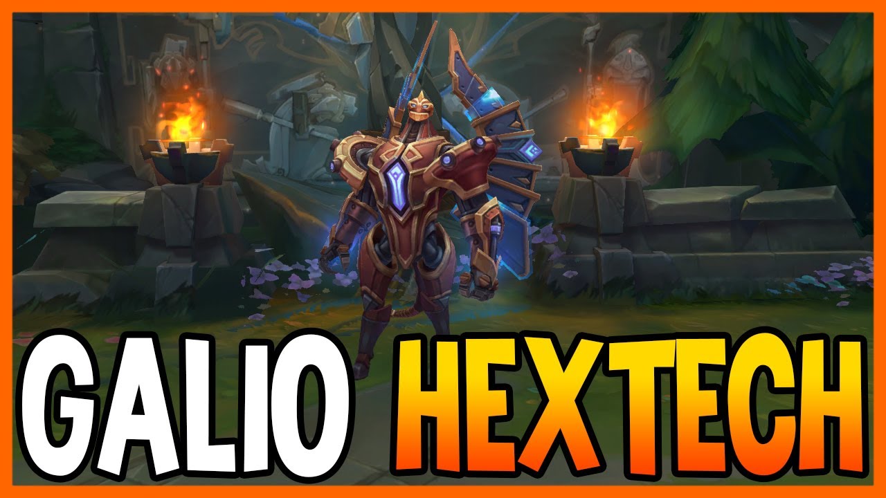 SKIN de GALIO HEXTECH | League of Legends - YouTube